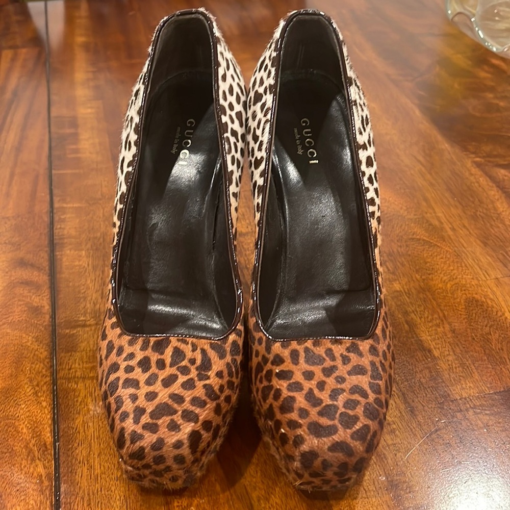 Gucci Degrade Pony Hair Pump - Gem